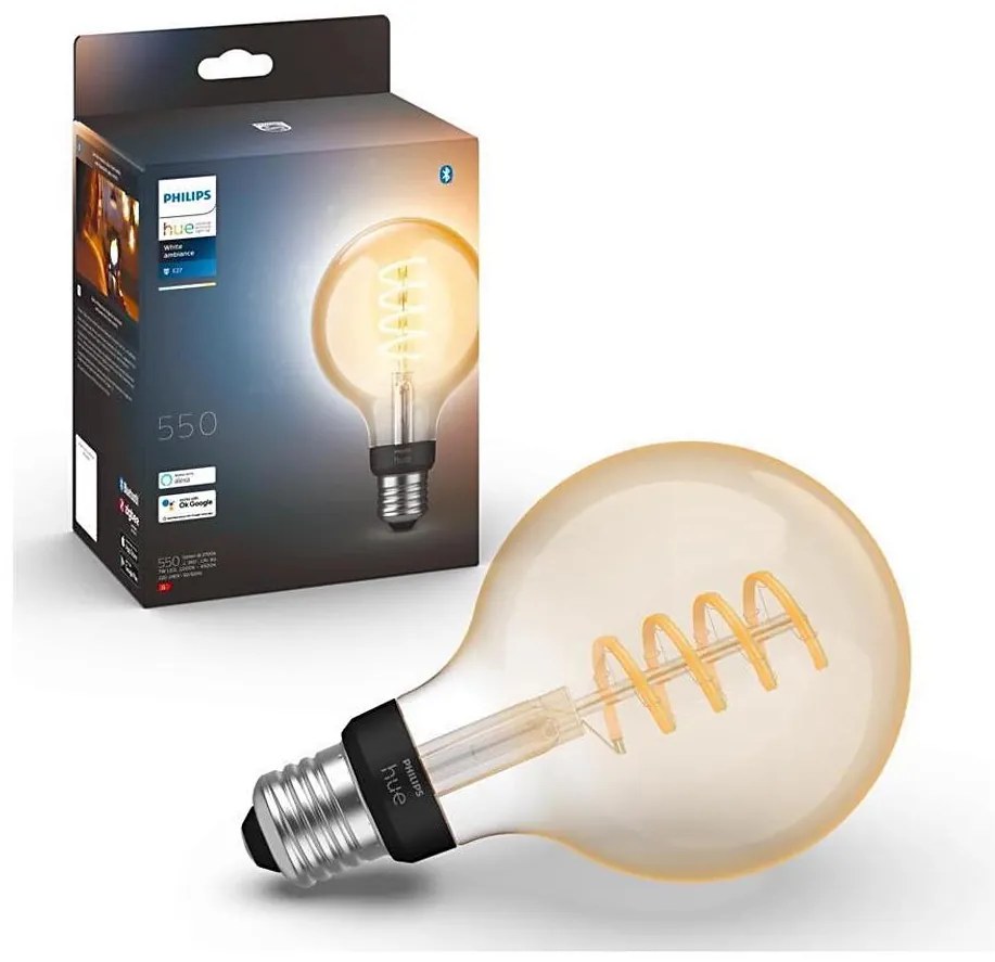 LED Stmívatelná žárovka Philips Hue WHITE AMBIANCE G93 E27/7W/230V 2200-4500K