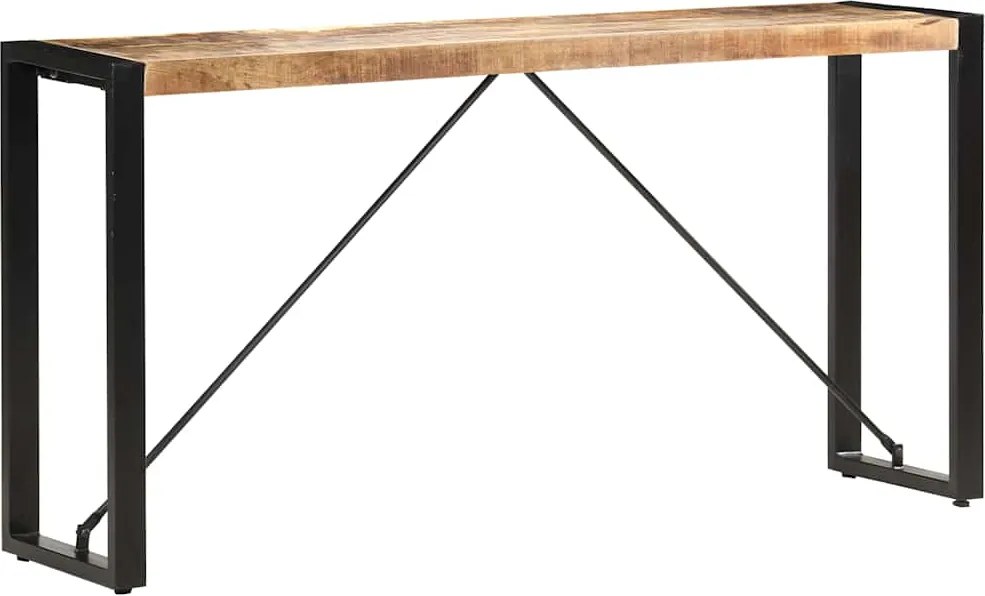 Konzolový stolek 150 x 35 x 76 cm masivní mangovníkové dřevo 285948