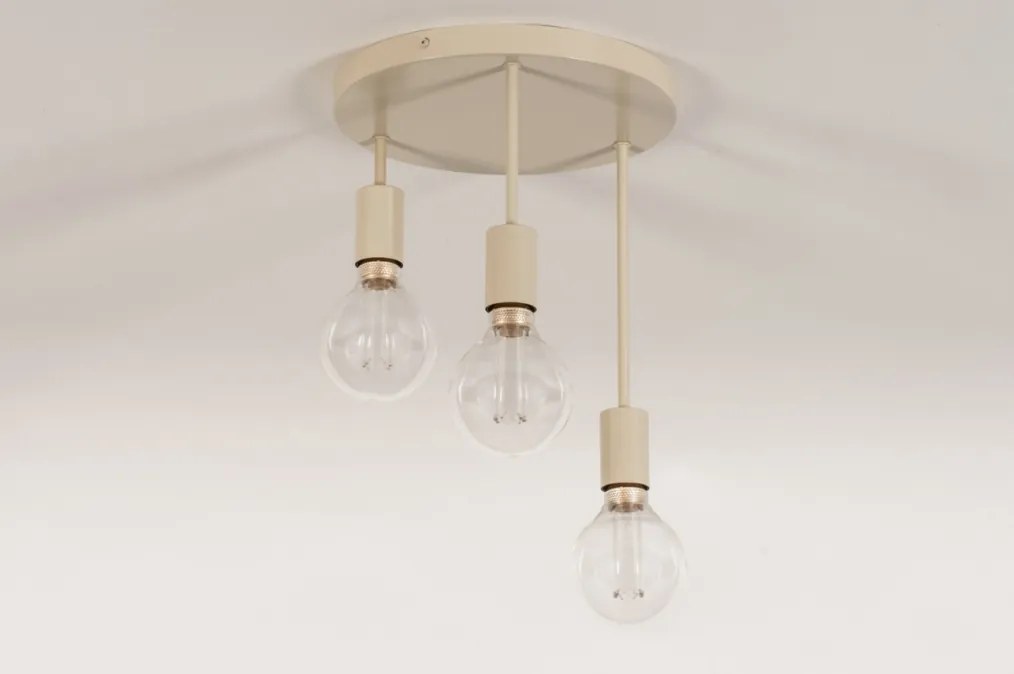 Stropní béžové svítidlo do kuchyně Flexform Bulb Accapulco Sand