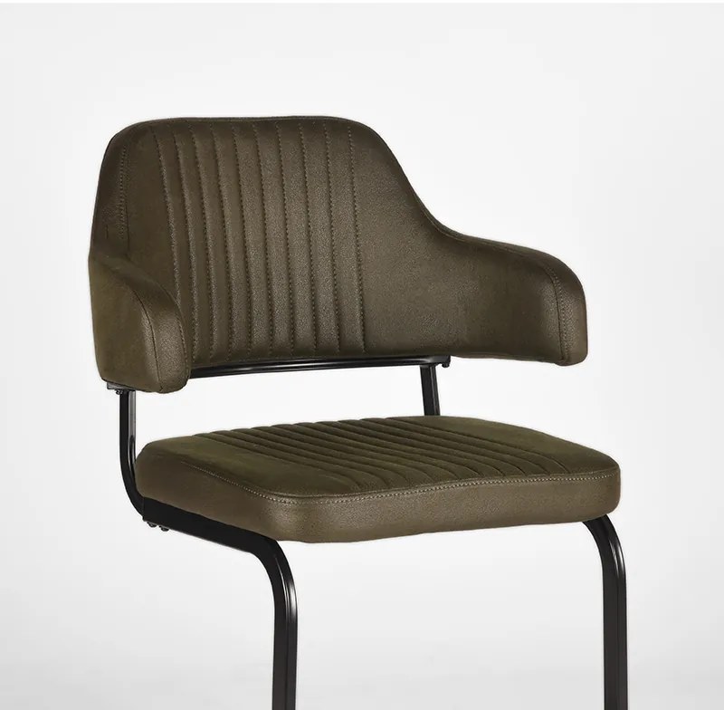 LABEL51 jídelní židle OTTA armádní zelená Color: Army green UK-30.179