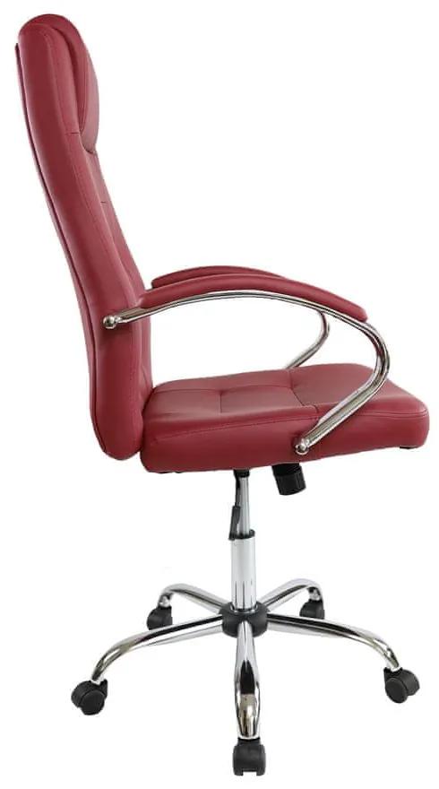 Dalenor Kancelářská židle Slash, syntetická kůže, bordó