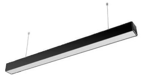 MAXLED LED Lustr na lanku LED/40W/230V 120cm černá MX0099