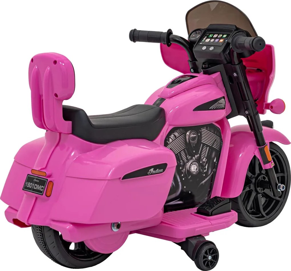 Ramiz Dětská motorka Chopper INDIAN růžová