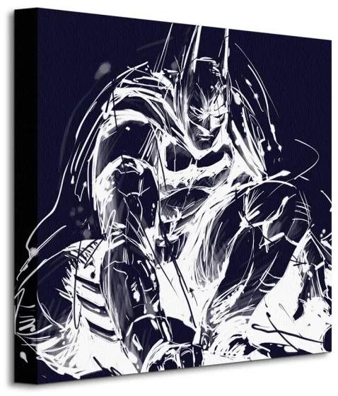 Obraz na plátně DC Comics Batman Arkham Knight (Crouch) 40x40cm WDC95389