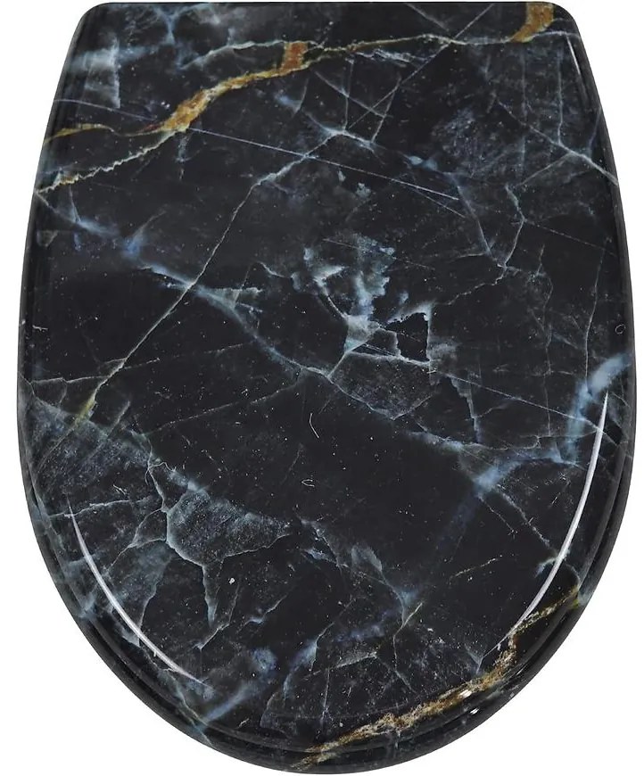 WC sedátko Duropalst black marmur