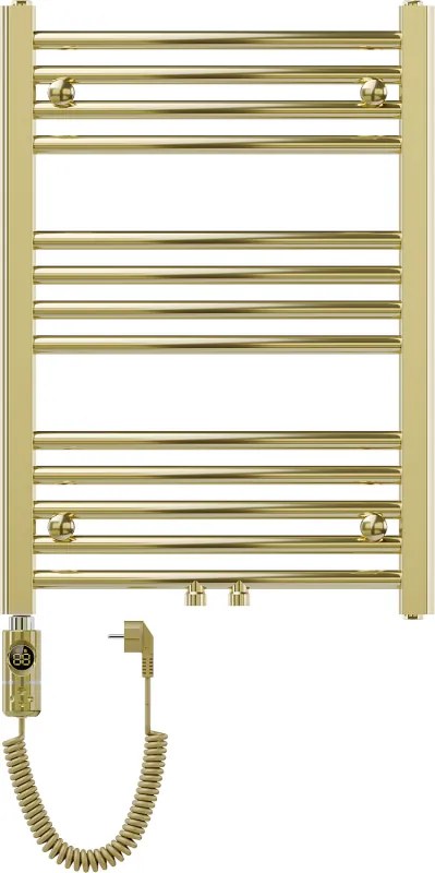 Mexen Ares, elektrické topné těleso 700 x 500 mm, 300 W, zlatá lesklá, W102-0700-500-2300-50