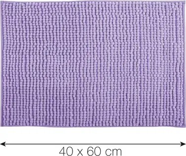 MSV CHENILLE koupelnová předložka 40 x 60 cm levandulová / polyester /
