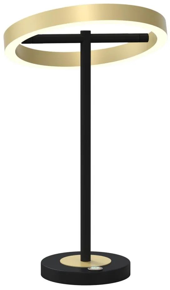 Wofi 8016-104 - LED Dotyková stmívatelná lampa BREST LED/10,5W/230V černá/zlatá 8016-104