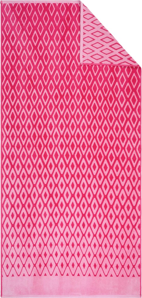 XXXLutz OSUŠKA NA PLÁŽ, 90/180 cm, růžová, pink Esposa - Plážové osušky - 003520003401