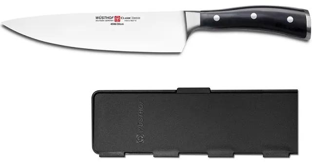 Sada Kuchařský nůž 20 cm, CLASSIC IKON + Ochr. ostří - Wüsthof Dreizack Solingen