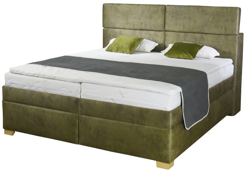 NEW DESIGN postele Boxspring postel YOGA s úložným prostorem, 160×200 cm Velikost postele: 160 × 200 cm