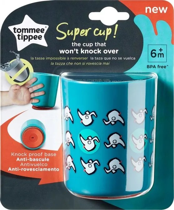 Tommee Tippee Tommee Tippee Stabilní hrnek Super Cup 190 ml 6m+ Pejsek, zelený