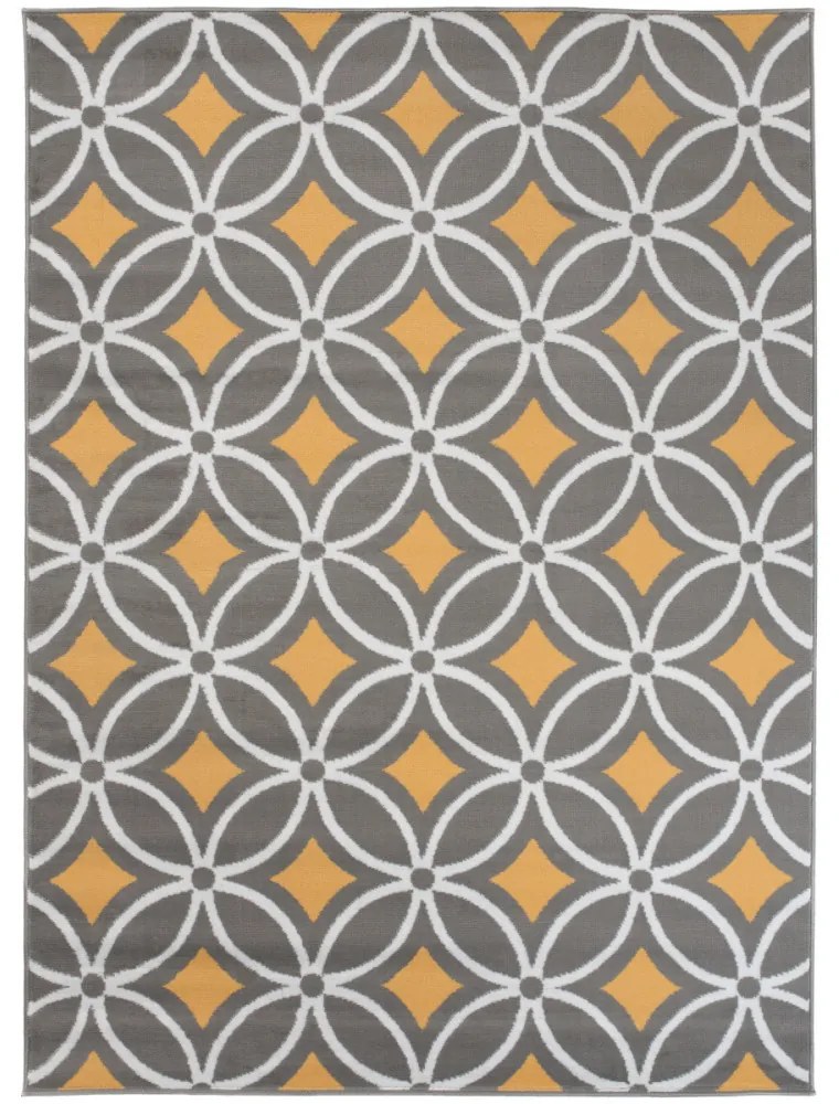 Kusový koberec PP Peny žlutý, Velikosti 120x170cm