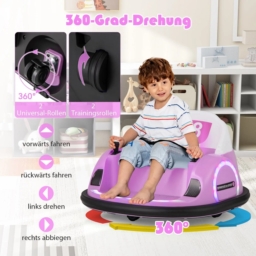 Costway Nárazník pro děti Elektrické nárazníkové auto