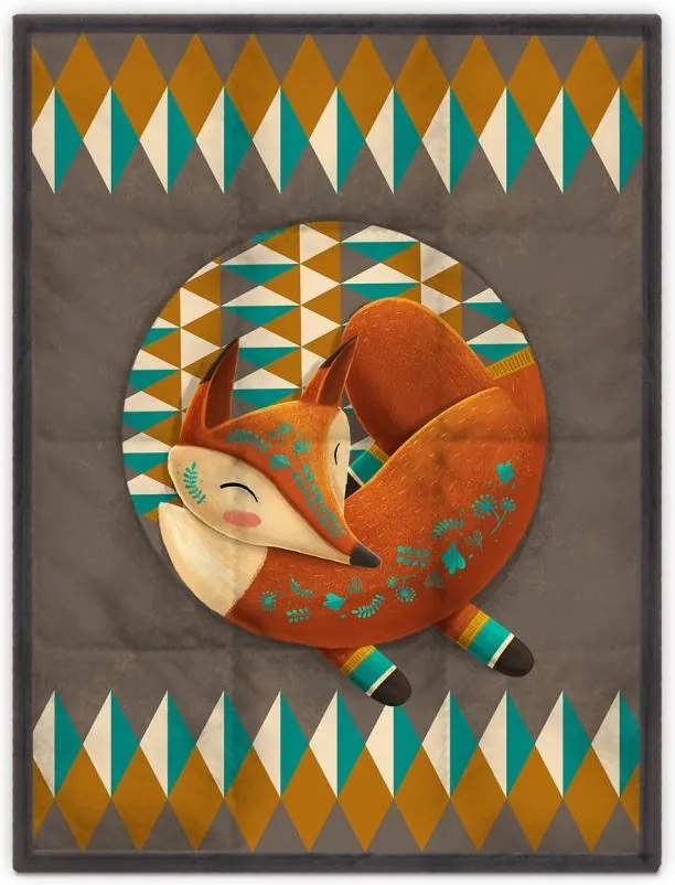 lovel.cz Přikrývka - Sleeping Foxy