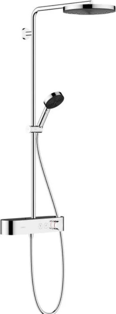 Hansgrohe - Sprchový set s termostatem, průměr 26 cm, 3 proudy, EcoSmart, chrom 24221000ROZ1