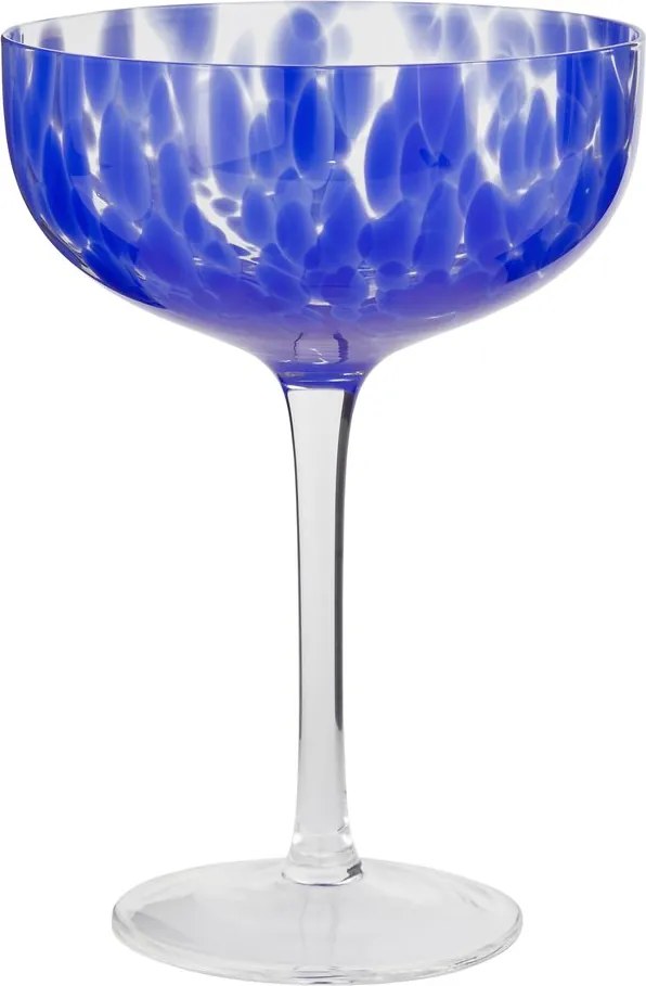 CONFETTI Sklenice na koktejly 300 ml - modrá