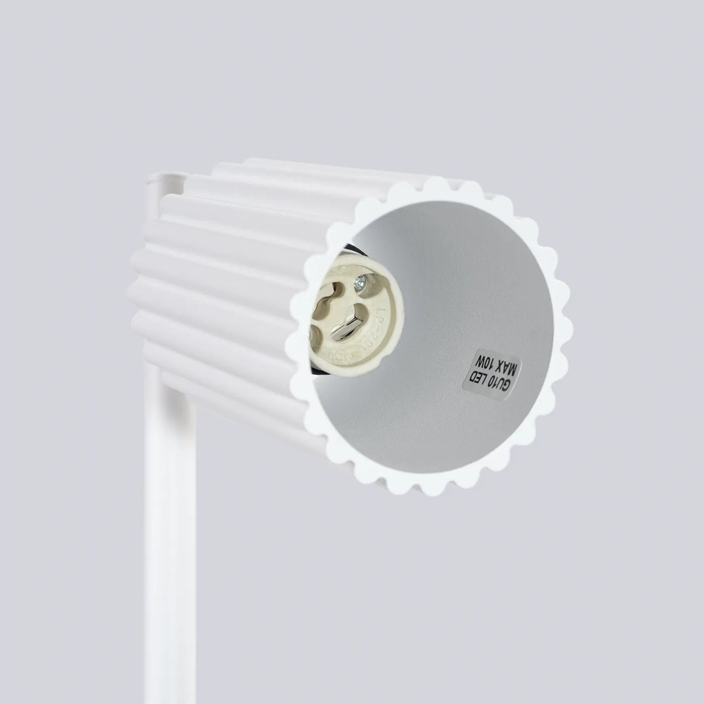 Sollux Lighting Stolní lampa KARBON bílá