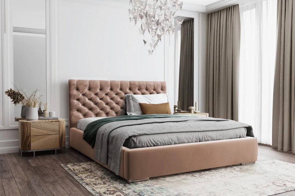 Postel MODEL 03 140x200 starorůžová - MAGIC VELVET 2257