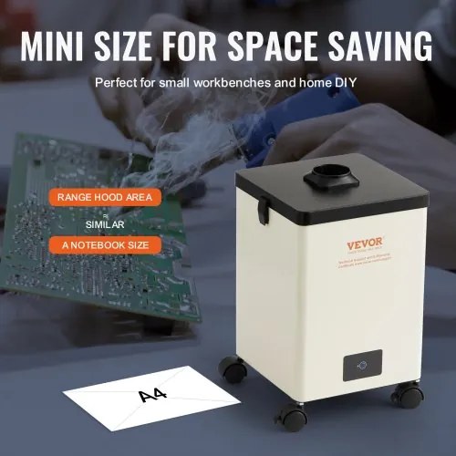 150 W Odsavač kouře z pájky 3-stupňové filtry 332 m³/h Silné sání