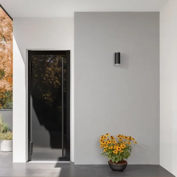 BRILAGI - LED RGBW Venkovní nástěnné svítidlo MATERA 2xGU10/4,8W/230V černá IP54