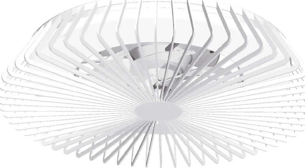 Mantra 7120 Himalaya, stropní svítidlo s ventilátorem a dálkovým ovladačem, LED 70W 2700K-5000K, bílá, průměr 63cm