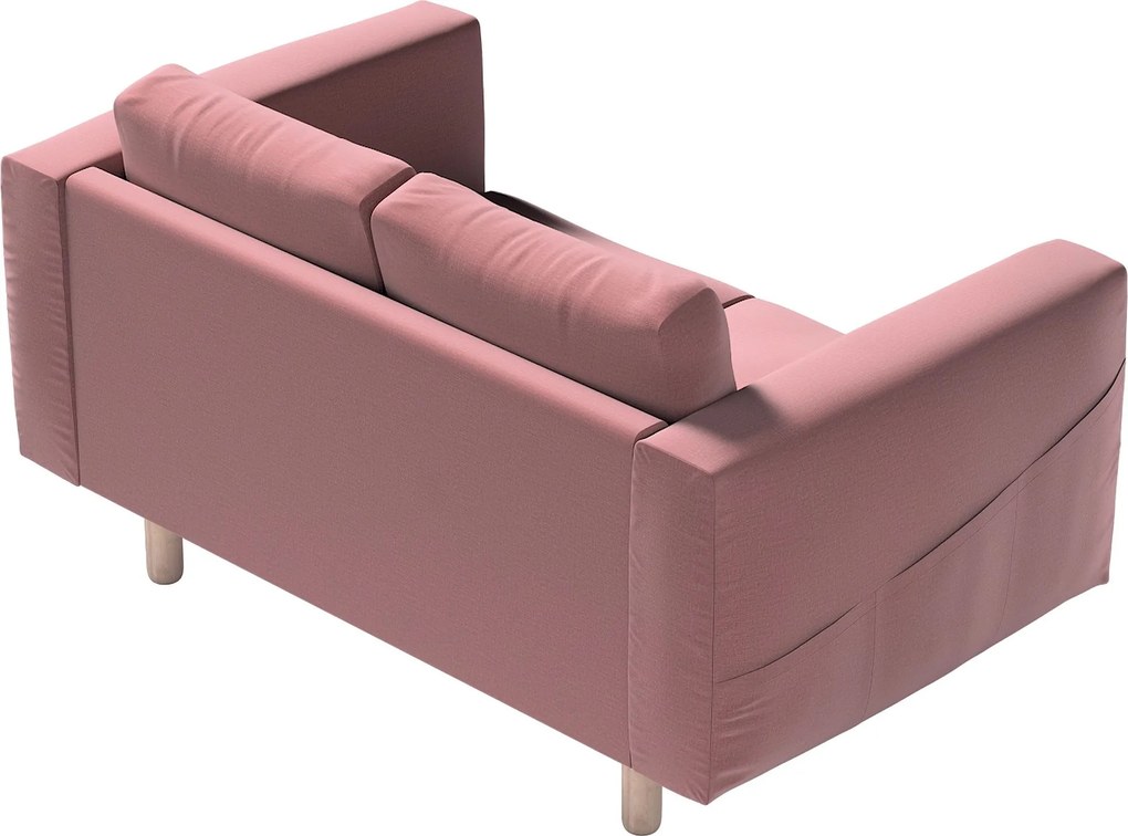 Potah na pohovku IKEA Norsborg 2-místná barva fialová látka sametová