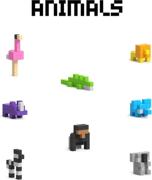Pixio Voxart - Animals - Gorilla, Smart Pixel