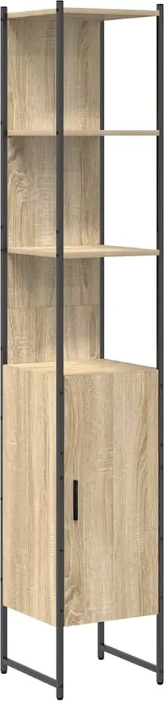 Sada koupelnového nábytku 4 ks Sonoma dub 33 x 33 x 185,5 cm 3399396