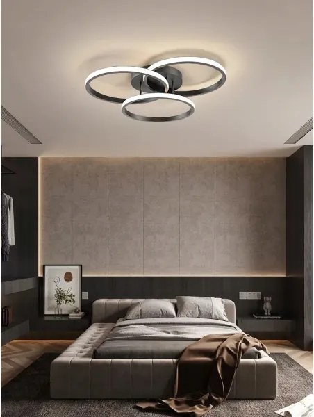 LED Stropní svítidlo LED/38W/230V černá