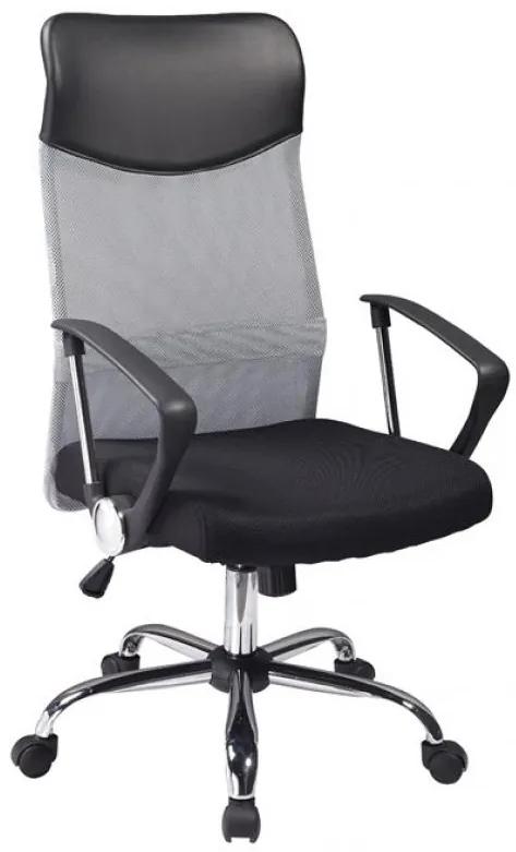 Signal Kancelářská židle Q-025 šedá/černá