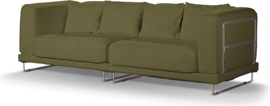 Potah na pohovku IKEA Tylösand 3-místná nerozkládací barva zelená látka pletený vzor