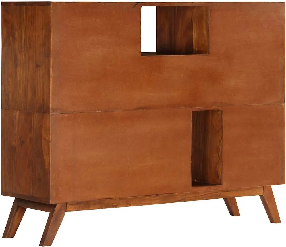 Příborník 115 x 35 x 86 cm masivní akáciové dřevo 247938