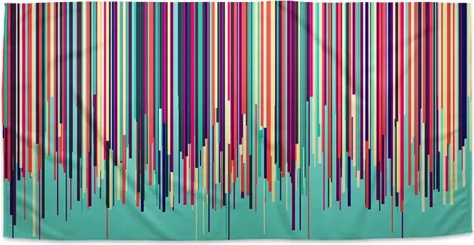 Sablio Ručník Stékající barva - 70x140 cm