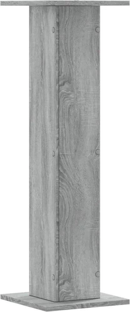 Stojany na rostliny 2 ks šedé sonoma 30 x 30 x 95 cm kompozit 3307878