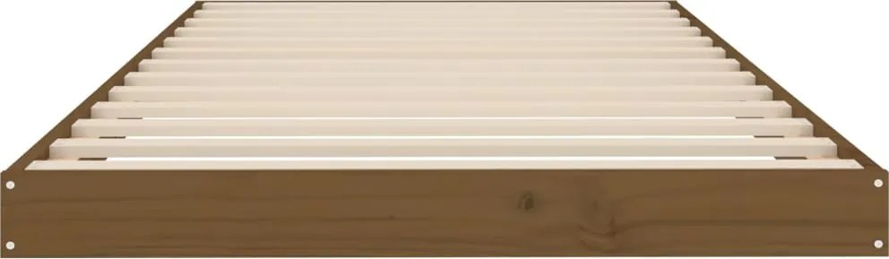 vidaXL Rám postele 90 x 200 cm masivní borovice [823462] Barva: Bílá