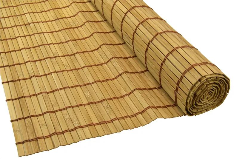 Vingo Bambusová rohož za postel hnědá Šířka rohože: 120 cm, Délka rohože:  300 cm | BIANO
