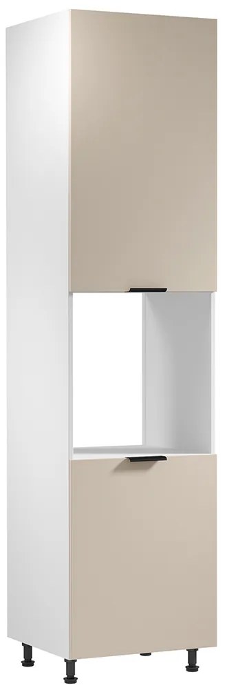SORENTO pl | vysoká skříňka D60PWN na vestavnou troubu | 60 cm | PRAVÁ | bílá/béžová