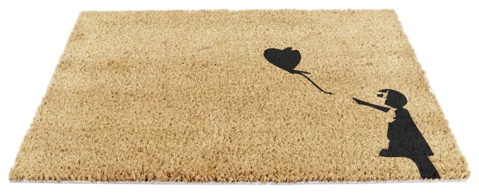 Rohožka z kokosového vlákna 40x60 cm Girl With a Ballon – Artsy Doormats