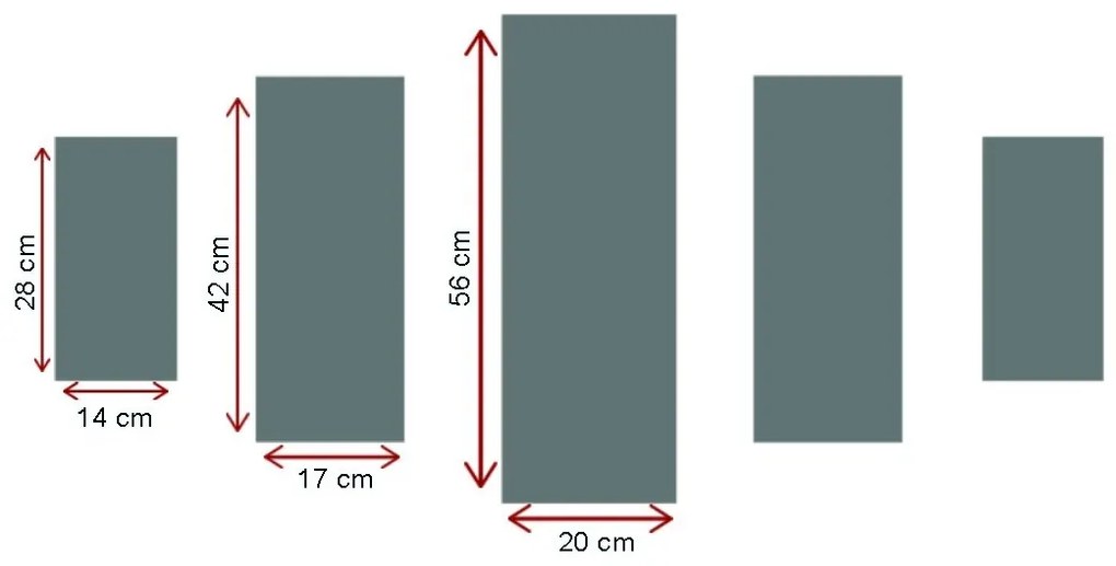 Vícedílný obraz Stacy 92 x 56 cm