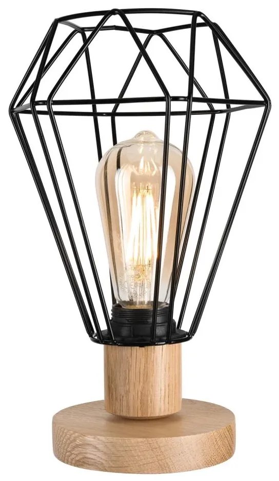 Brilagi - Stolní lampa WOODY BASKET 1xE27/60W/230V dub
