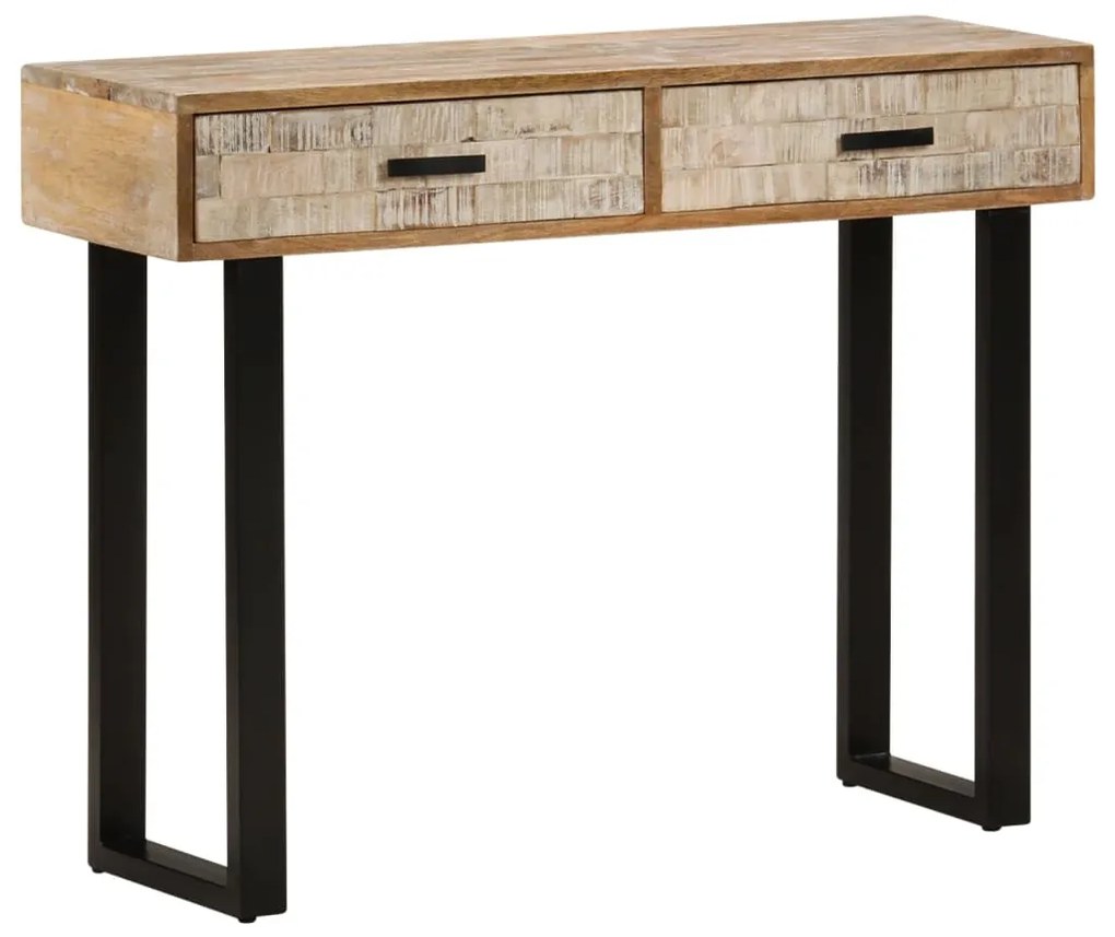 320823 vidaXL Konzolový stolek 100 x 30 x 75 cm masivní mangovníkové dřevo