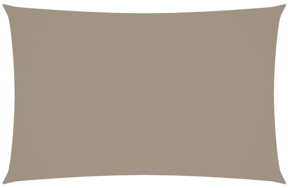 Stínící plachta oxfordská látka obdélníková 5 x 8 m taupe 135441