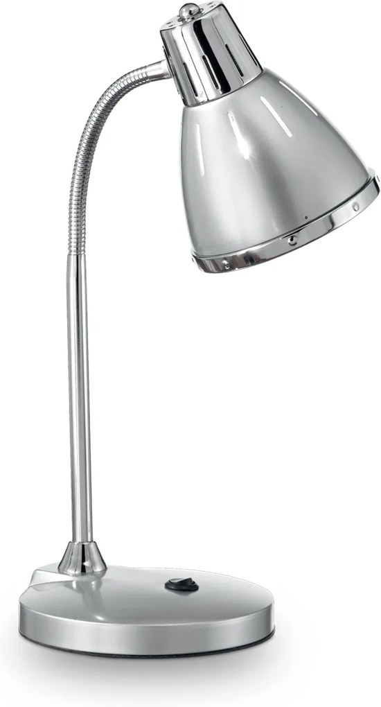 Stolní lampa Ideal lux 034416 ELVIS TL1 Argenta 1xE27 60W Stolní lampy