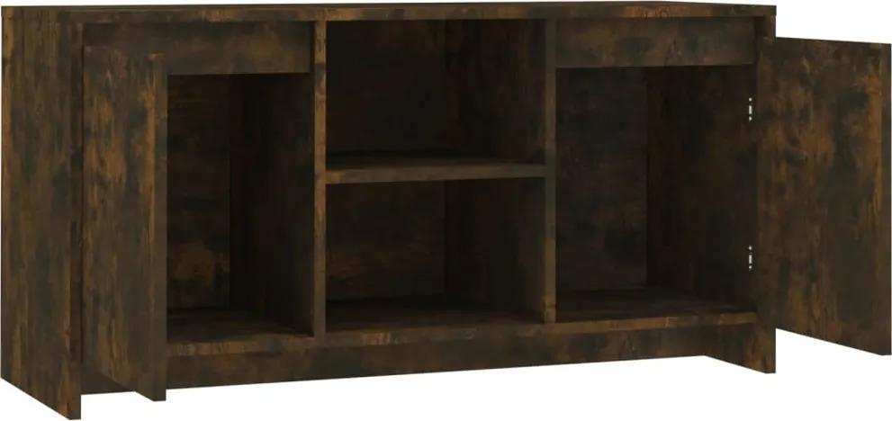 vidaXL TV skříňka 102 x 37,5 x 52,5 cm kompozitní dřevo [813020] Barva: Černá