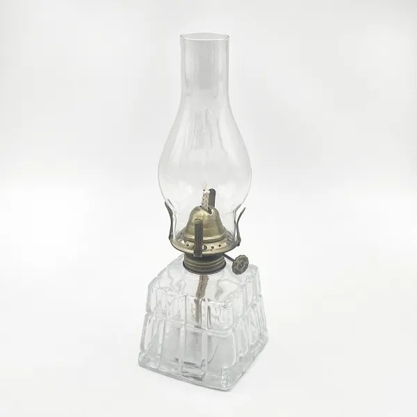 BRILAGI - Petrolejová lampa MERLIN čirá/zlatá/patina