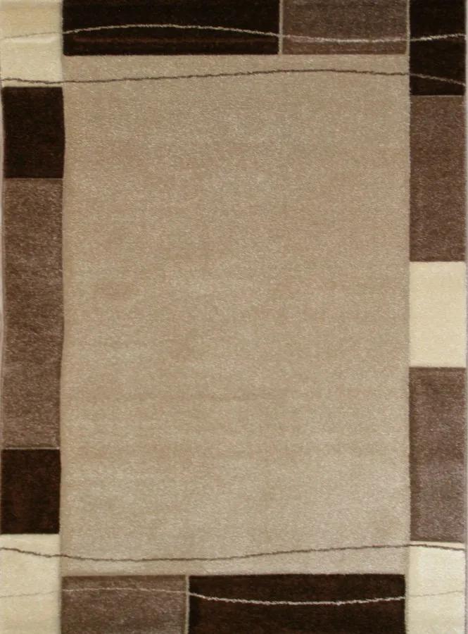 Spoltex | Kusový koberec Spoltex Cascada Plus 6294 Beige 160x230 cm, obdélník, barva hnědá