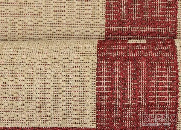 Breno Kusový koberec SISALO 879/J84 Red, 160x235 cm, Vícebarevné/Červená