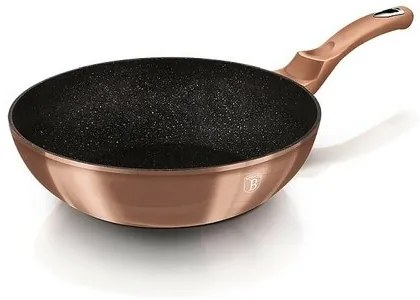 Berlinger Haus Wok pánev Rosegold Metallic Line, 28 cm