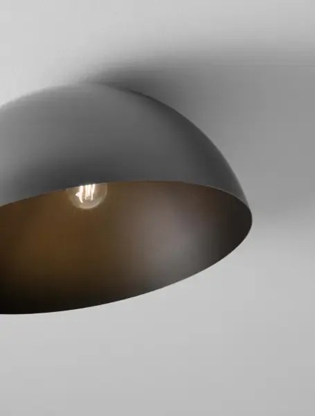 LED černé designové stropní svítidlo Gea